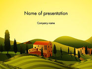 Valley Village PowerPoint Template, Backgrounds | 12683 ...
