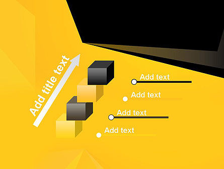 Geometric Black and Yellow PowerPoint Template, Backgrounds | 12910 ...