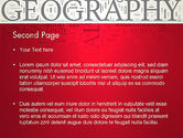 Geography Word Cloud - Free Presentation Template for Google Slides and ...