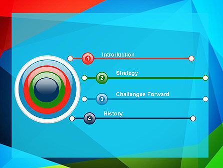 Plantilla de PowerPoint - resumen figuras geométricas de colores ...