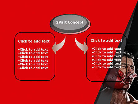 Knockout PowerPoint Template, Backgrounds | 12928 | PoweredTemplate.com