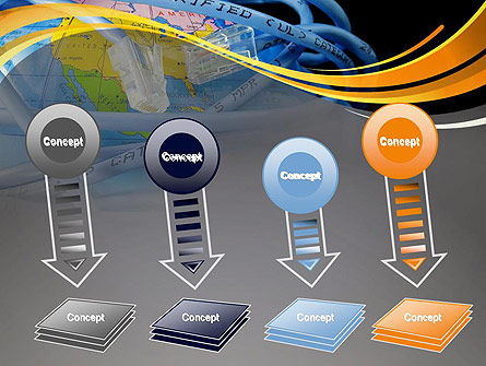 Global Communication Network PowerPoint Template, Backgrounds | 12934 ...