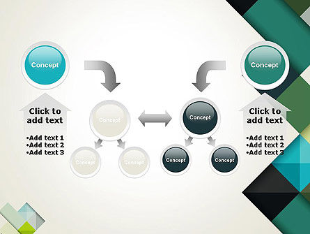 Tilted Grid Layout Abstract PowerPoint Template, Backgrounds | 13187 ...