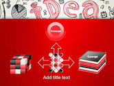 Idea Doodles PowerPoint Template, Backgrounds | 13210 | PoweredTemplate.com