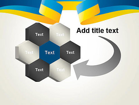 Yellow-Blue Ribbon PowerPoint Template, Backgrounds | 13405 ...