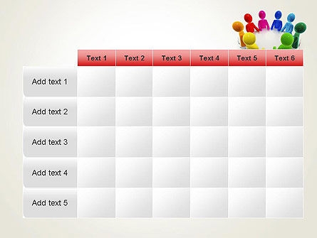 Discussion on a Round Table Meeting PowerPoint Template, Backgrounds ...