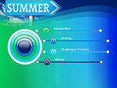 Summer Sign PowerPoint Template, Backgrounds | 13480 | PoweredTemplate.com