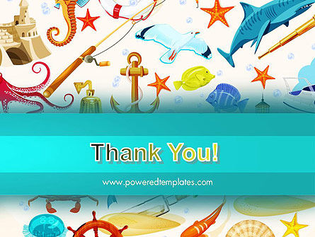 Marine Themed PowerPoint Template, Backgrounds | 13506 ...