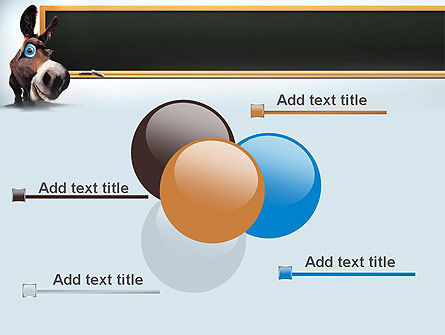 Funny Donkey PowerPoint Template, Backgrounds | 13564 | PoweredTemplate.com