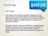 Good Job PowerPoint Template, Backgrounds | 13813 | PoweredTemplate.com