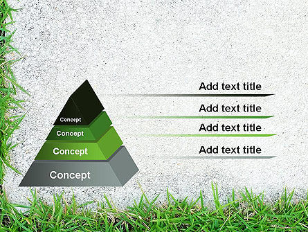 Grass and Concrete PowerPoint Template, Backgrounds | 13868 ...