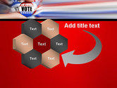 Vote Badge PowerPoint Template, Backgrounds | 14051 | PoweredTemplate.com