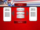 Vote Badge PowerPoint Template, Backgrounds | 14051 | PoweredTemplate.com