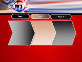 Vote Badge PowerPoint Template, Backgrounds | 14051 | PoweredTemplate.com