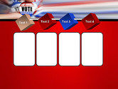 Vote Badge PowerPoint Template, Backgrounds | 14051 | PoweredTemplate.com