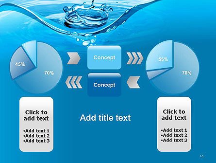 Water Splash PowerPoint Template, Backgrounds | 14095 | PoweredTemplate.com