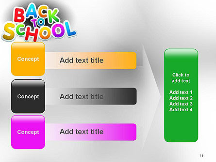 Welcome Back To School PowerPoint Template, Backgrounds | 14097 ...