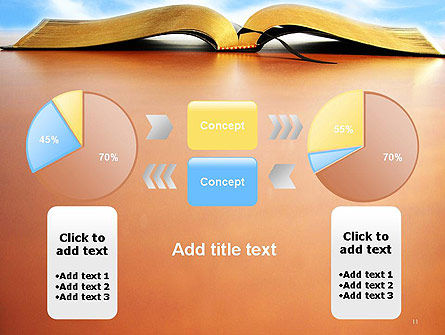Open Book PowerPoint Template, Backgrounds | 14109 | PoweredTemplate.com