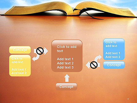 Plantilla de PowerPoint - libro abierto, fondos | 14109 ...