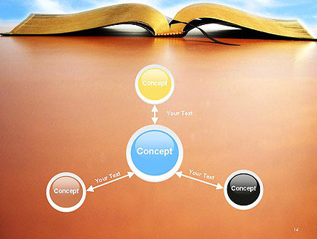 Open Book PowerPoint Template, Backgrounds | 14109 | PoweredTemplate.com