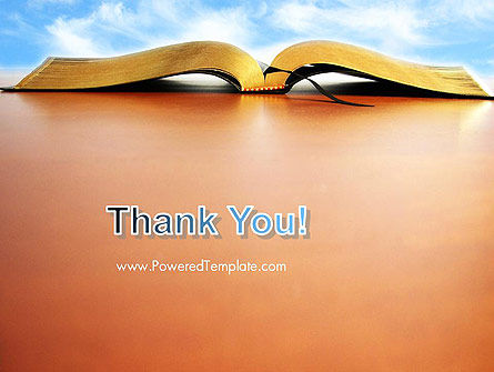 Open Book PowerPoint Template, Backgrounds | 14109 | PoweredTemplate.com