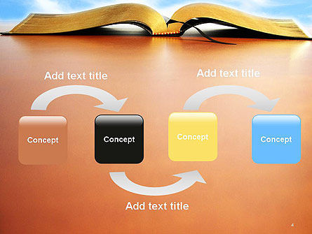 Open Book PowerPoint Template, Backgrounds | 14109 | PoweredTemplate.com