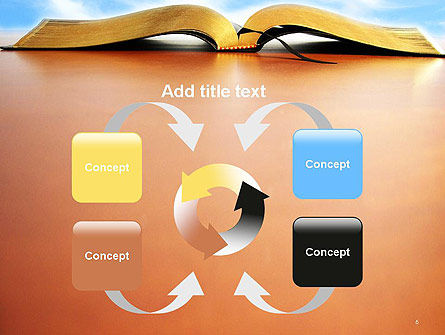 Open Book PowerPoint Template, Backgrounds | 14109 | PoweredTemplate.com