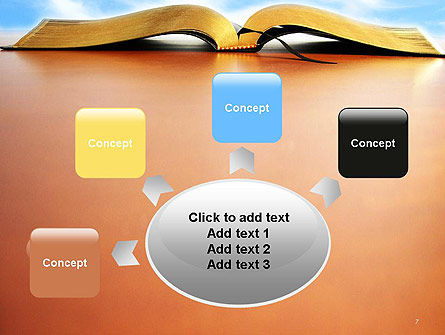 Open Book PowerPoint Template, Backgrounds | 14109 | PoweredTemplate.com