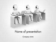 Outbound Call Center PowerPoint Template, Backgrounds | 14164 ...