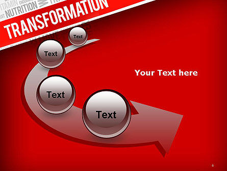Transformation Word Cloud PowerPoint Template, Backgrounds | 14183 ...