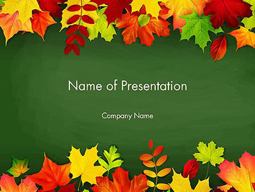 Leaf Frame Powerpoint Backgrounds Free Elegant Botanical Frame Image