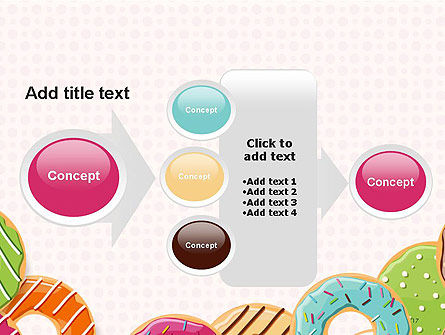 Colorful Donuts PowerPoint Template, Backgrounds | 14245 ...