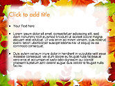Fall Leaves Border Frame PowerPoint Template, Backgrounds | 14255 ...