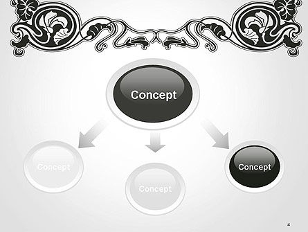 Modello PowerPoint - Vintage cornice barocca vittoriano, Sfondi | 14340 ...