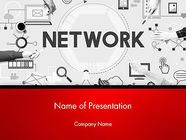 Network Communication Connection - Free Presentation Template for Google Slides and PowerPoint ...
