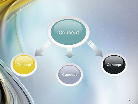 Abstract Background with Soft Waves PowerPoint Template, Backgrounds ...