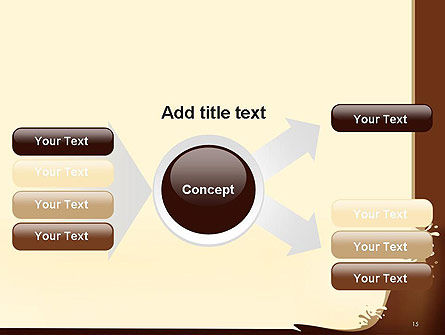 Coffee Splash and Beans PowerPoint Template, Backgrounds | 14516 ...