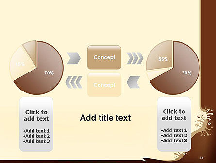 Coffee Splash and Beans PowerPoint Template, Backgrounds | 14516 ...