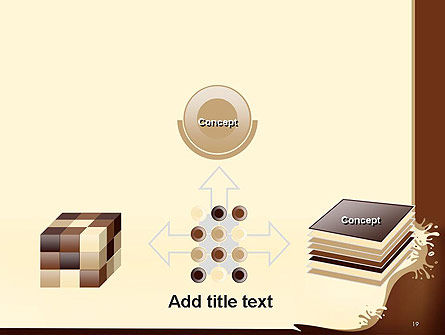 Coffee Splash and Beans PowerPoint Template, Backgrounds | 14516 ...