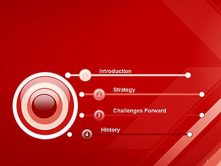 Abstract Red Tech Arrows Background PowerPoint Template, Backgrounds ...