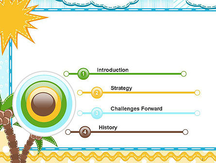 Modello PowerPoint - Cornice per bambini con giraffa, Sfondi | 14573 ...