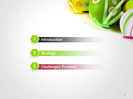 Painted Easter Eggs PowerPoint Template, Backgrounds | 14616 ...