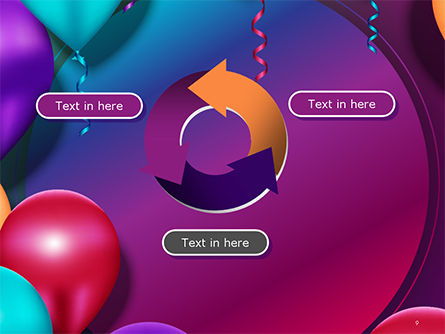 Colorful Balloon Party PowerPoint Template, Backgrounds | 14635 ...