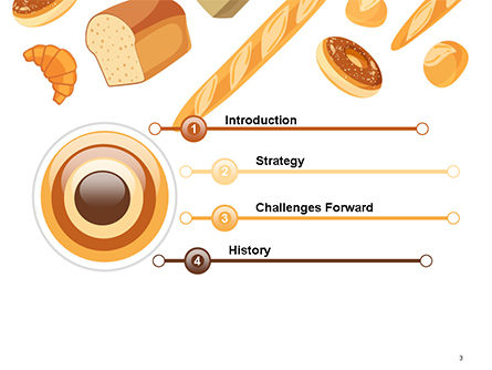 Templat PowerPoint Latar Belakang Roti, Gambar Latar | 14663 ...