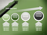 Straight Diagonal Arrow PowerPoint Template, Backgrounds | 14679 ...