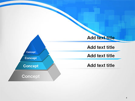 Gray Wave on Blue Background PowerPoint Template, Backgrounds | 14730 ...