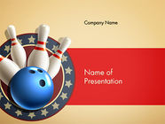 Bowling Illustration - Free Presentation Template for Google Slides and ...