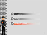 Security Guard Illustration PowerPoint Template, Backgrounds | 14755 ...