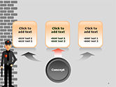 Security Guard Illustration PowerPoint Template, Backgrounds | 14755 ...