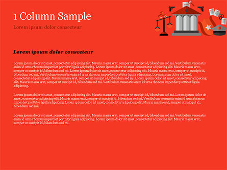 Law and Order Illustration Concept PowerPoint Template, Backgrounds ...